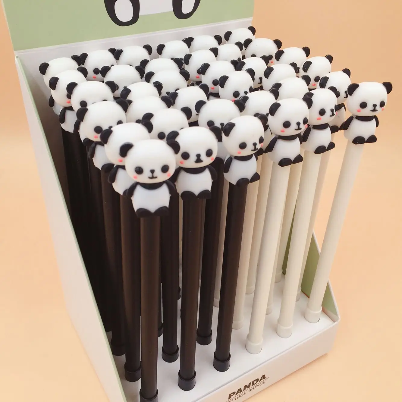 36 pcs/lot Cute Panda Animal Gel Pen Ink Pen Promotional Gift ...