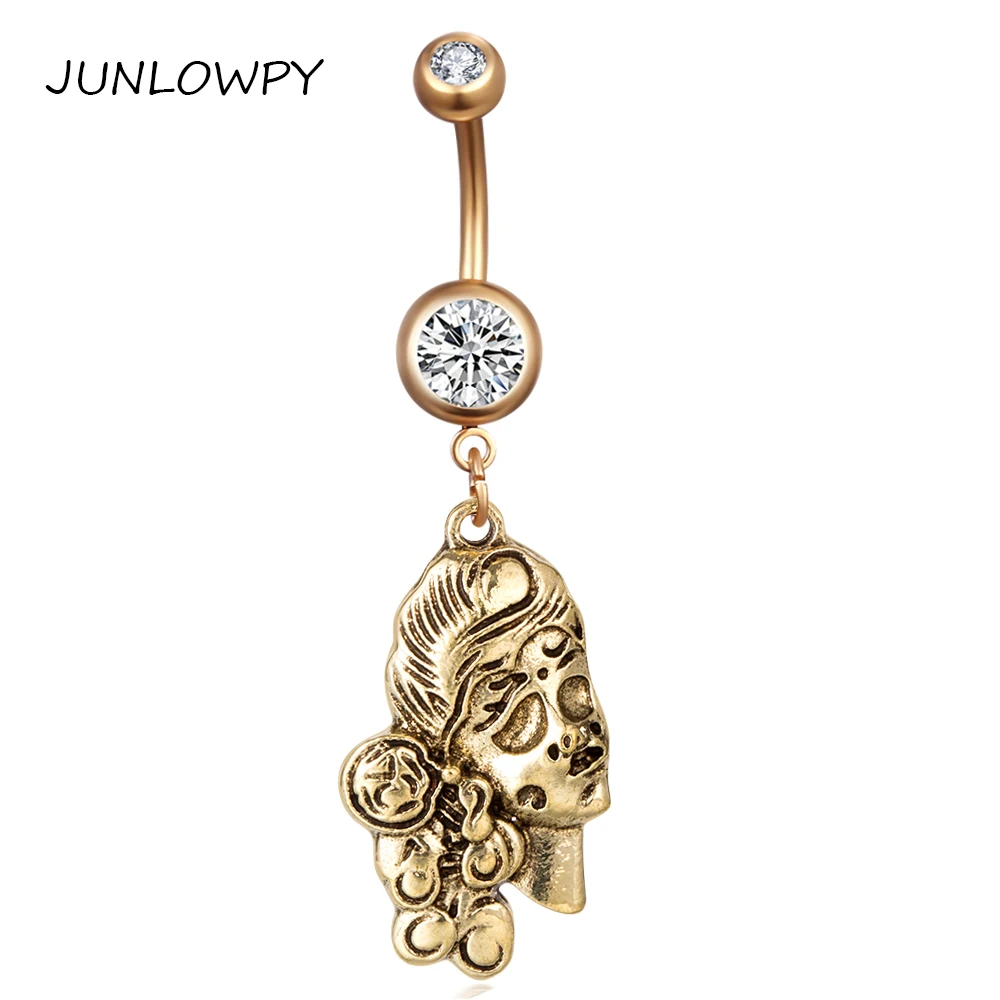 JUNLOWPY Dangle Belly Piercing Earrings 14G Stainless Steel Belly ... JUNLOWPY Dangle Belly Piercing Earrings 14G Stainless Steel Belly ...