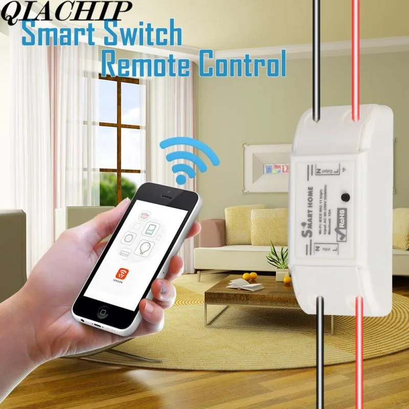 433mhz 220V 10A Home Smart Remote Control Switch WIFI Receiver Smart ...