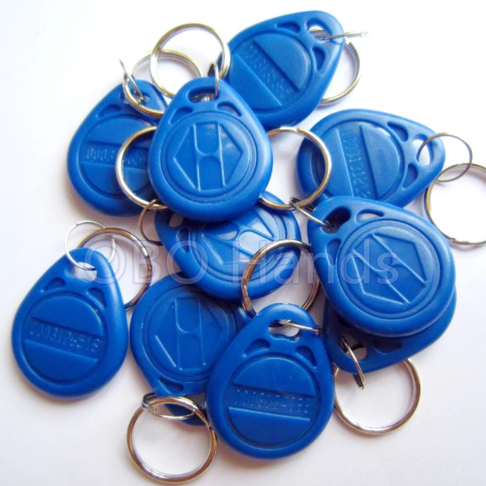 125KHz Blue color RFID Key Fob for Access Control System TK4100/EM4100 ...