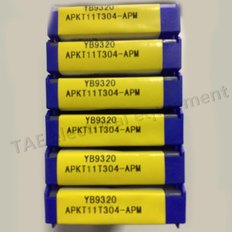 새로운 원본 10 개/몫 cnc 터닝 도구 APKT11T304 APM yb9320 apkt 11t304 apm yb9320|터닝 ...