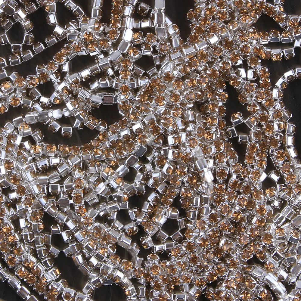 Aliexpress.com : Buy ZOTOONE SS10 1Yard Crystal Yellow Rhinestones for ...