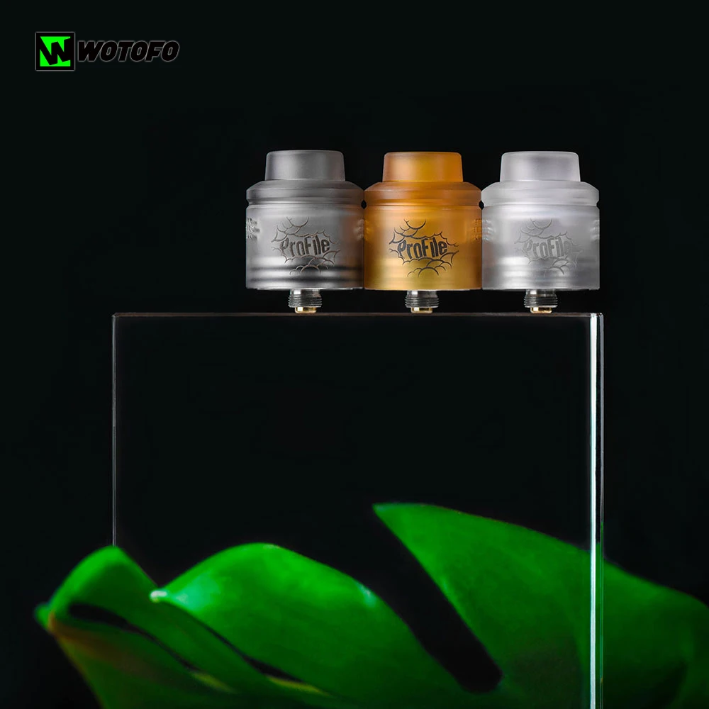Original Wotofo Profile RDA Atomizer With Wotofo Cotton and Mesh Vape ...