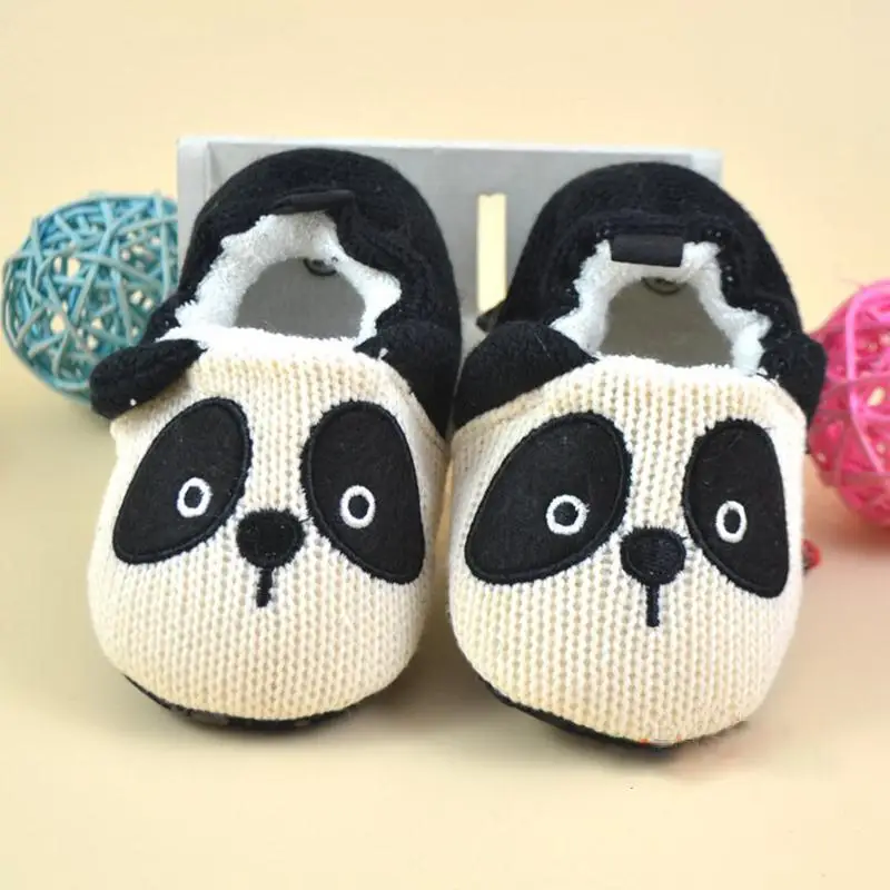Soft Newborn Baby Shoes Panda Crib Infant Boys Girls Panda Toddler ...