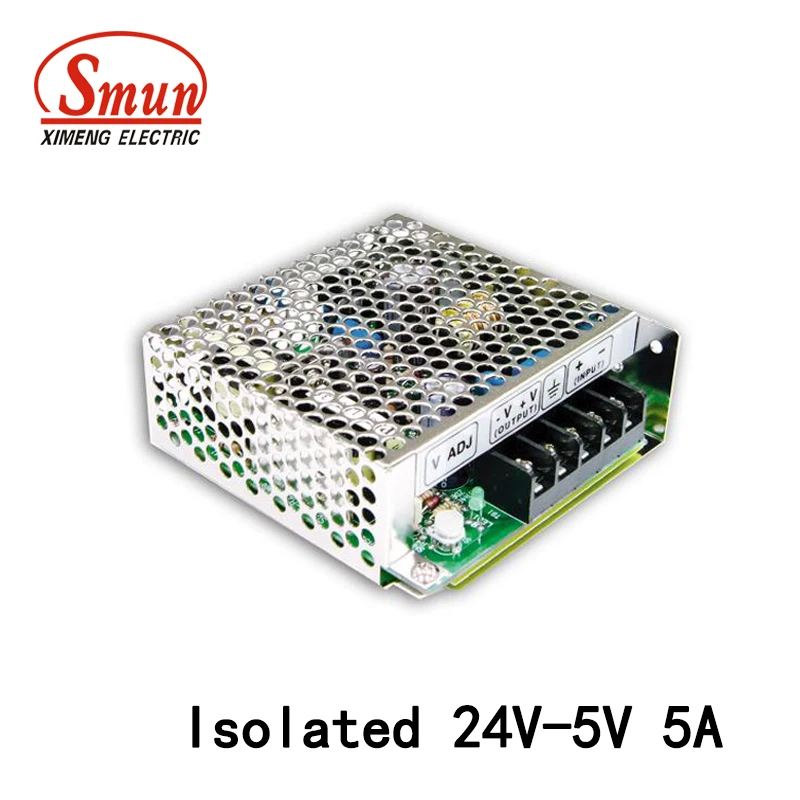 SMUN-SD-25B-5-25W-24VDC-To-5VDC-5A-Isolated-Switching-Power-Supply-DC ...