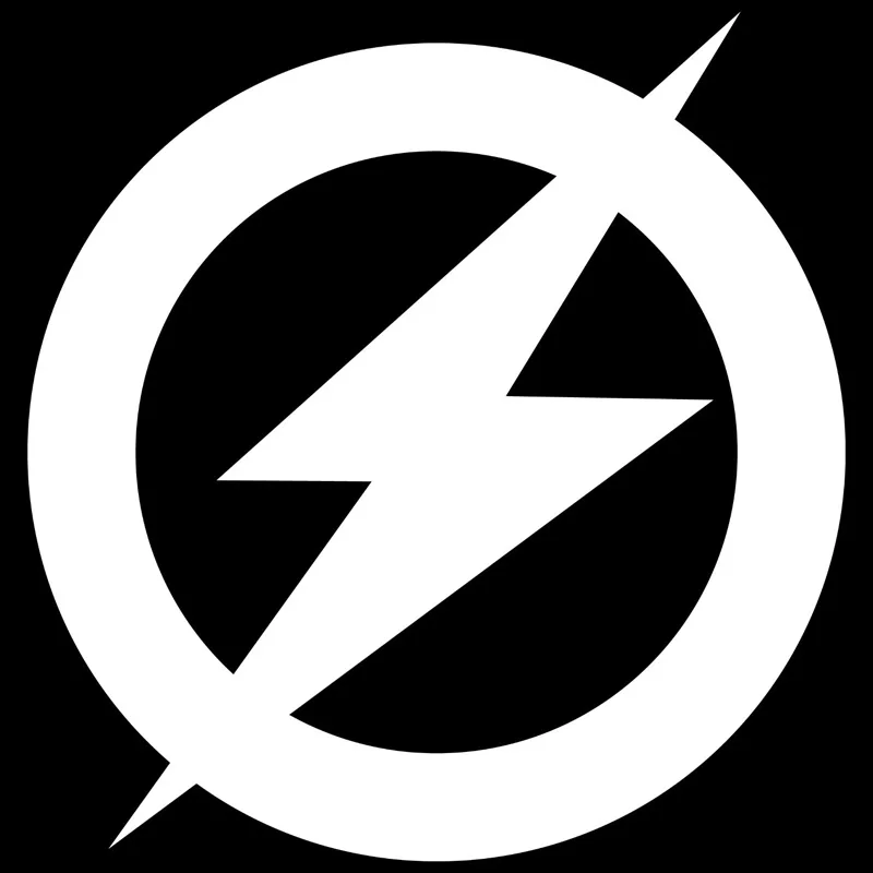 Flash Symbol Black And White