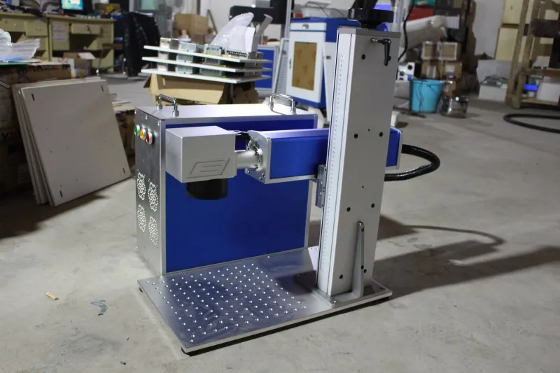 Free shipping 30W mopa Fiber Splitting Labeling Machine co2 laser ...