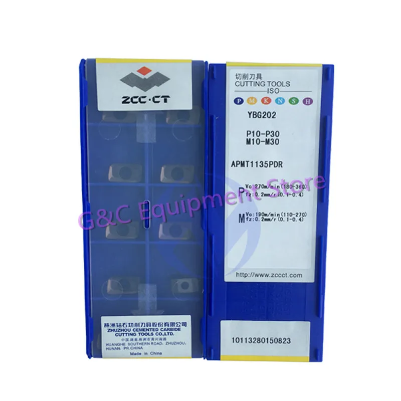 New 10 pieces / lot ZCC APMT1135PDR YBG202 Apmt1135 Tungsten Carbide ...