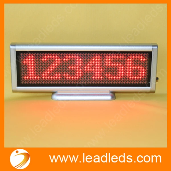 5 Sets Lot Red Led Moving Message Sign Usb Rechargeable Programmable ...