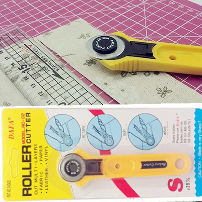 Patchwork roller wheel round knife cloth cutting knife knife 28mm Made ...