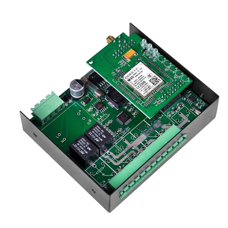 4G SMS Remote Controller 4 Relay Outputs with Over Voltage Phase ...