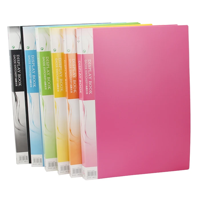 Plastic File folder A3 Data Book Color Page 20 Insert Clip 8K Drawings ...
