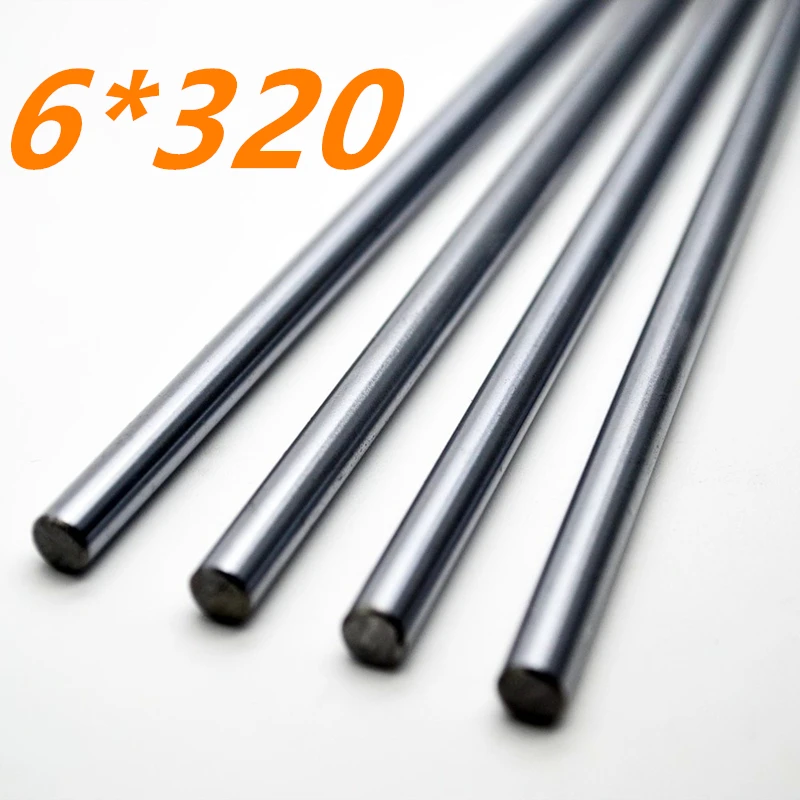 3D printer rod shaft 6mm linear shaft length 320mm chrome plated linear ...