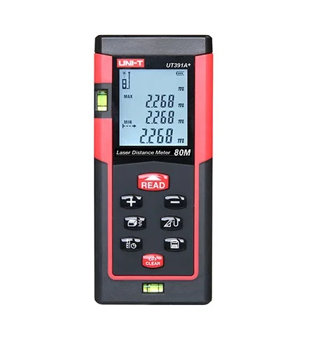 UNI T UT391A+ Handheld Mini Laser Distance Meter Measure 80m/262ft ...