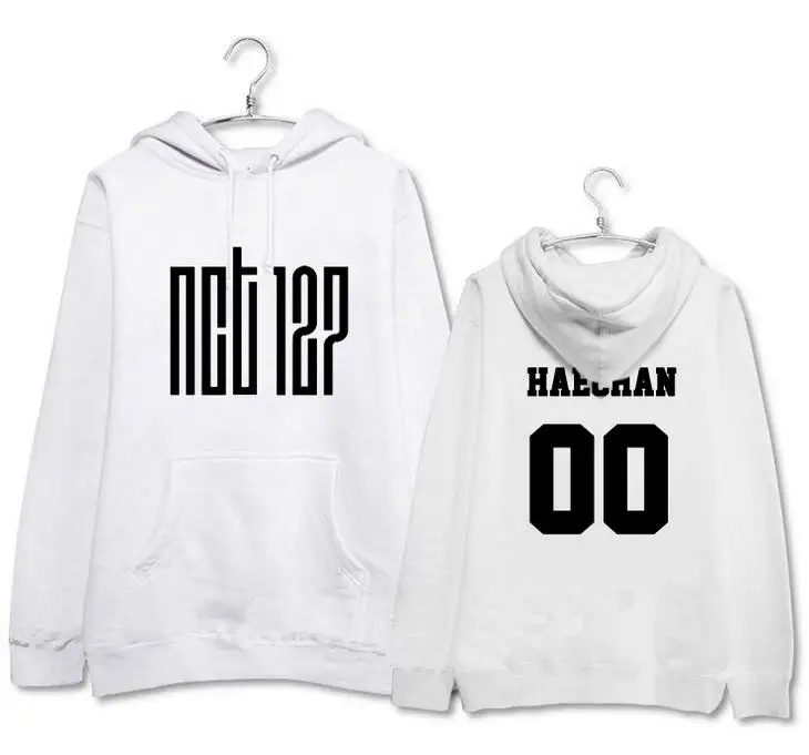 Kpop new idol group nct u nct 127 member name printing black/white ...