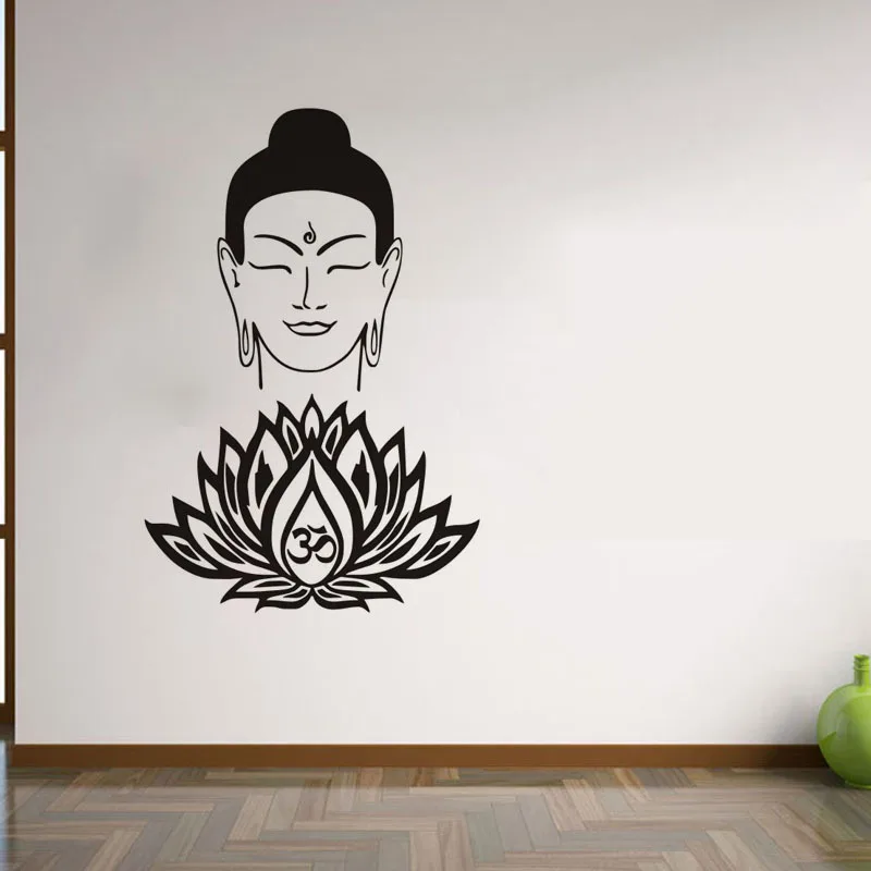 Fast Shipping Removable Buddha wall stickers 57X85 cm|sticker card ...