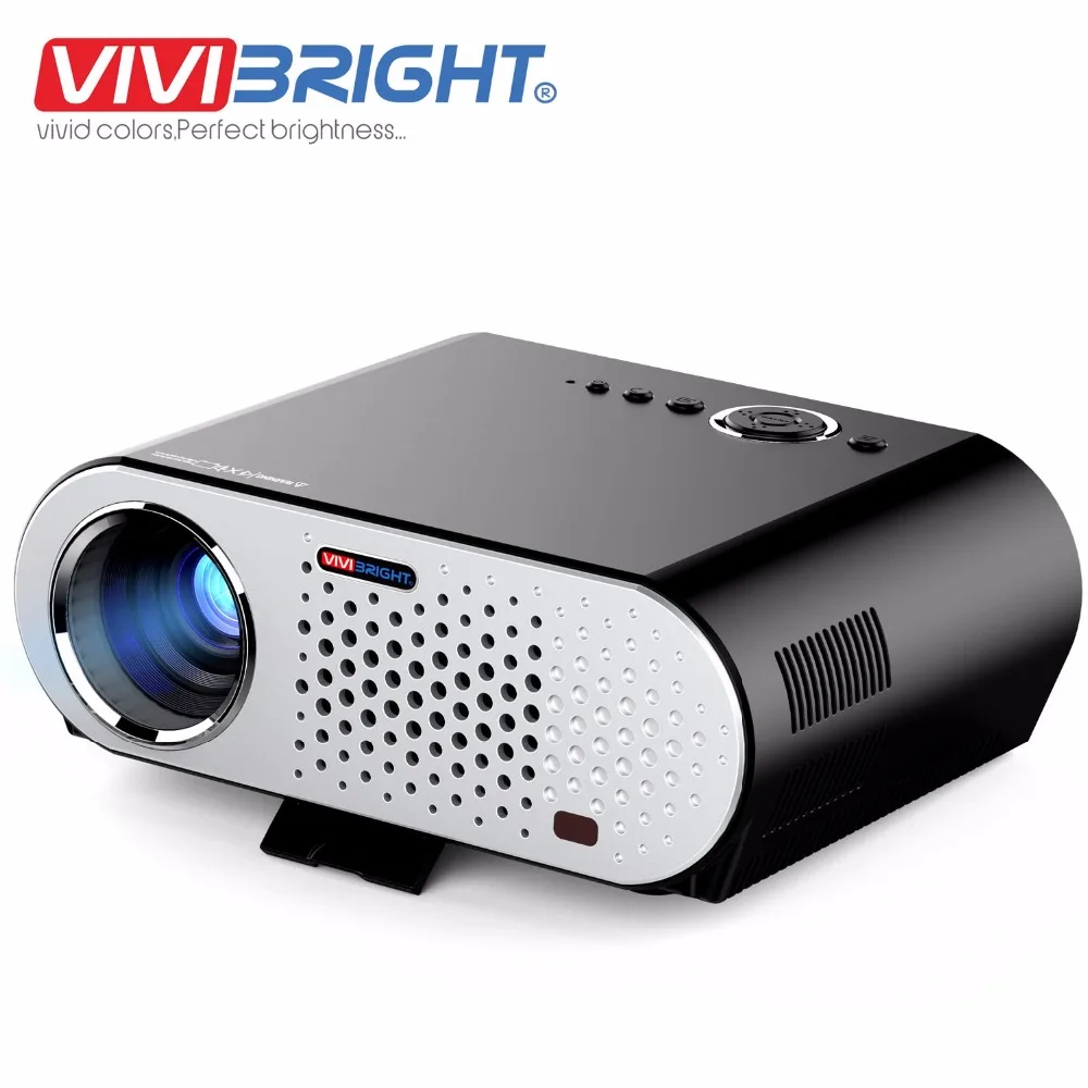 ViviBright GP90 Tecnologia Projetor 1280*800 Home Theater LCD LED de ...