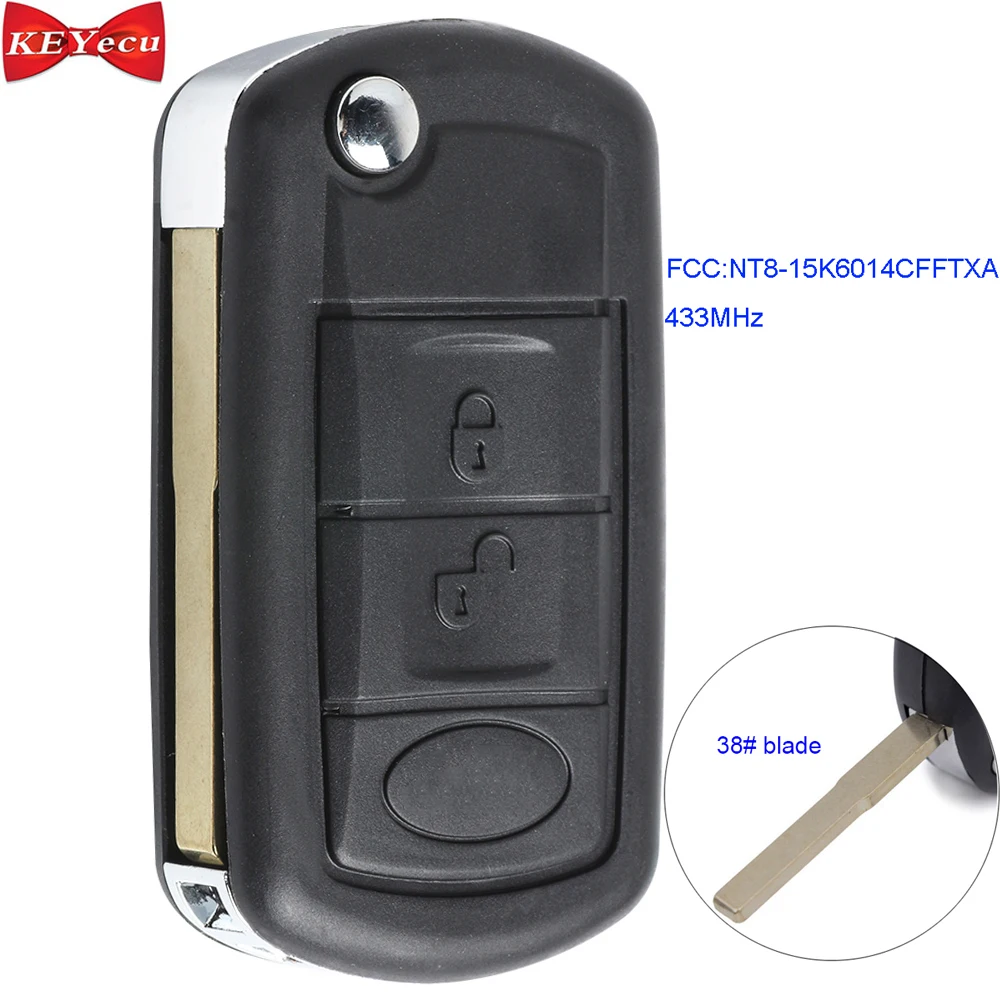 KEYECU for Land Rover LR3 Range Rover Sport Flip Remote Control Car Key ...