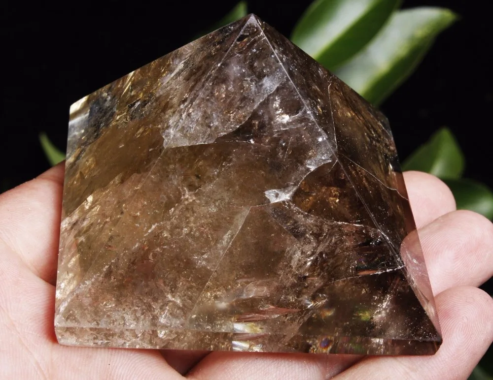 5-8-6-5cm-natural-smoking-crystal-pryamid-tawney-yellow-quartz-obelisk ...