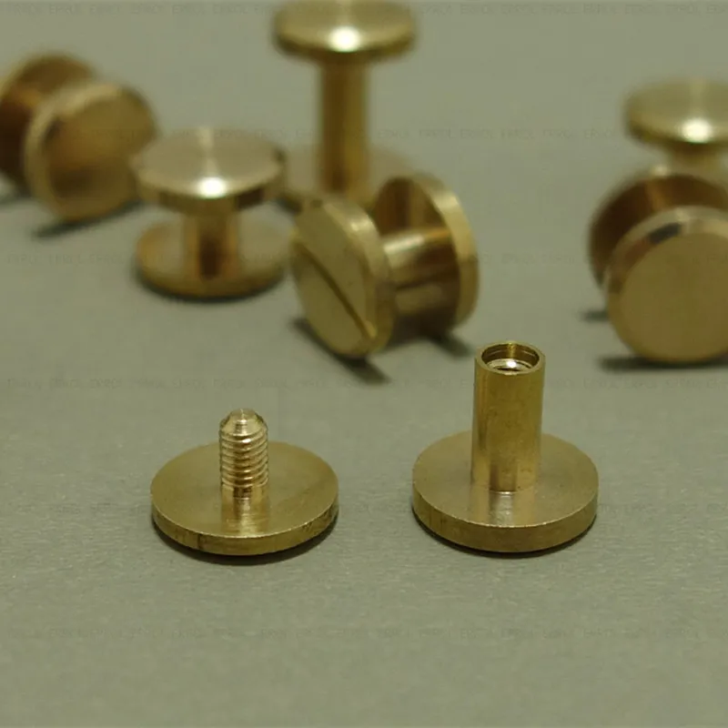 RIVET,plane-10 12 10 MM--Rivets à vis en cuir et métal, pour bagages ...