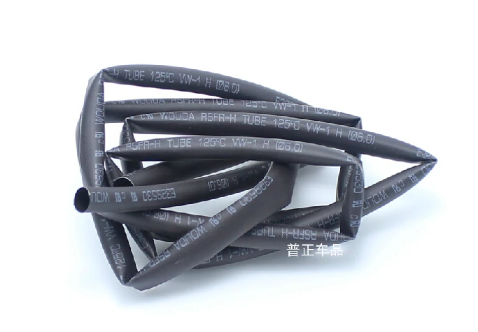 1m/lot 5mm Heat Shrinkable Tube Automotive Wiring Harness Casing Flame ...