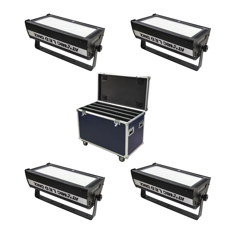 Flight Case Packing 4pcs/lot 1000W Led Stage Strobe Light 800PCS SMD 50 ...