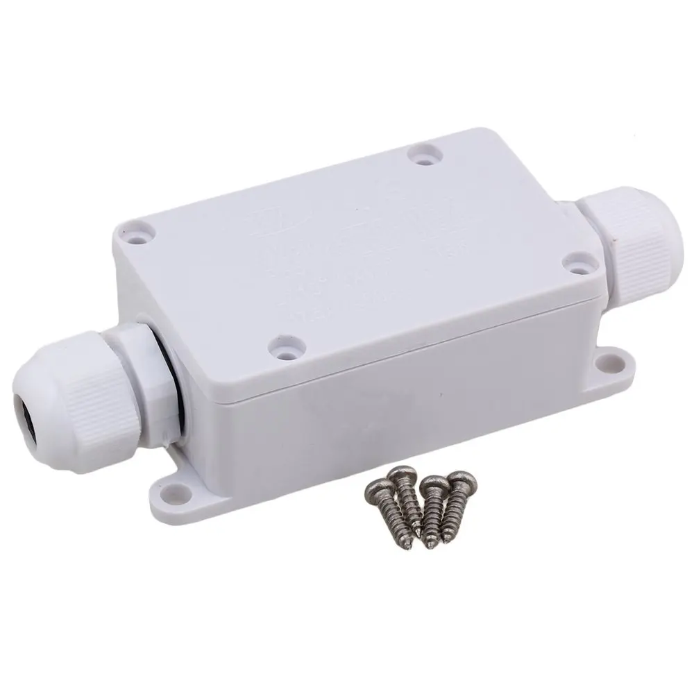 Plastic-White-Outdoor-Waterproof-IP65-2-Way-Cable-Wire-Connector ...