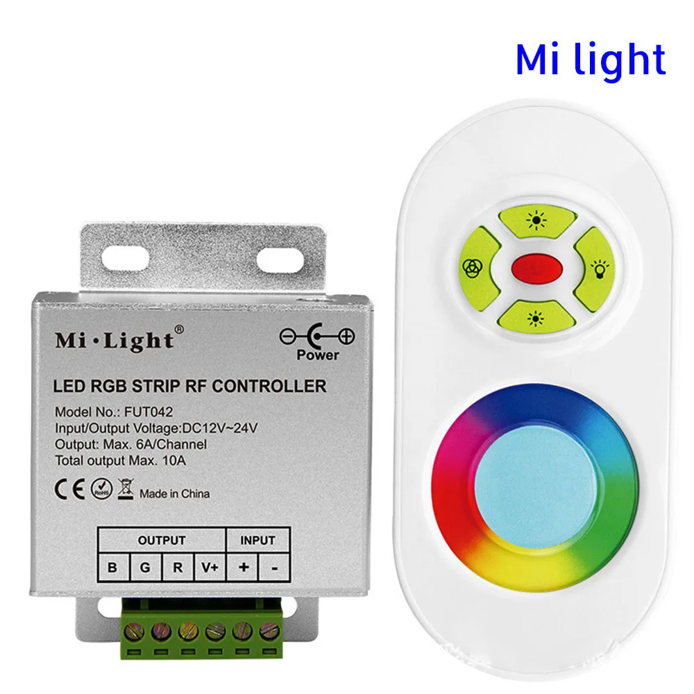 Bsod Led Rgb Controller Milight Fut042 Rf 433mhz Wireless With Remote ...