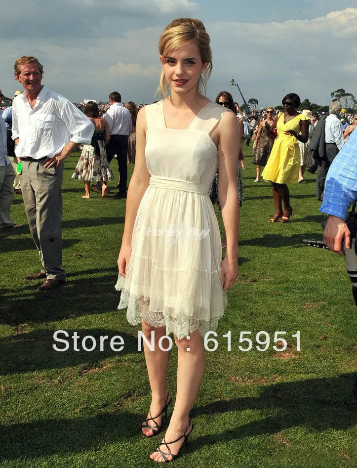 Emma Watson White Dress