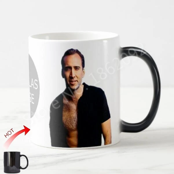 Hot Cool Nicolas Cage Magic Mug Sexy Nicolas Cage Coffee Mugs Tea Cups ...