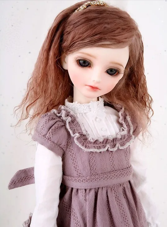 Free Shipping 1/4 ( 42.5cm) Kid Delf Girl LITCHI cute bobby doll ...