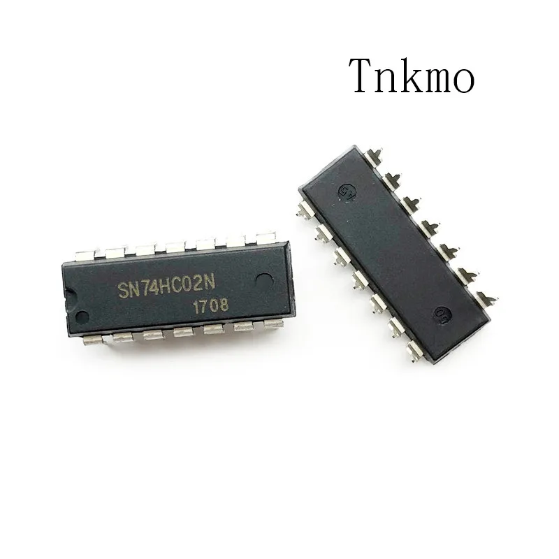 100pcs SN74HC02N DIP 14 SN74HC02 74HC02N 74HC02 DIP Logic Gates QUAD 2 ...