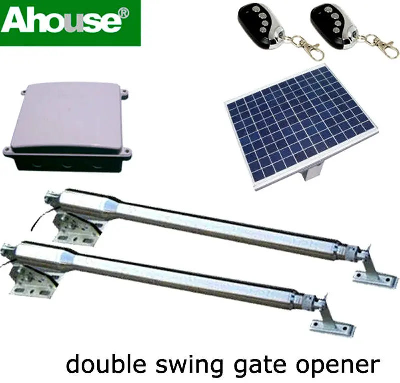 Hot Sell Automatic Solar Power Swing Gate Motor Kit For Swing Gate ...