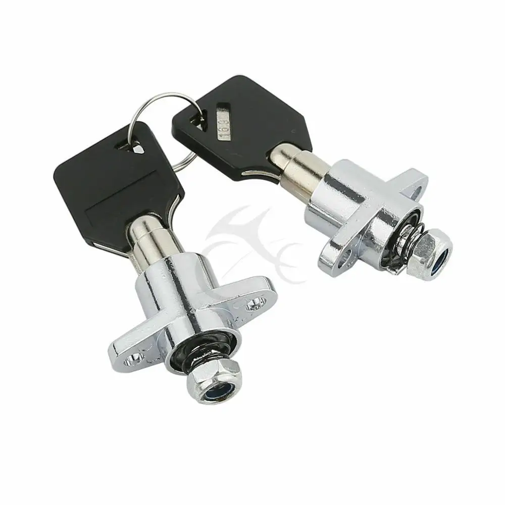 Motorcycle Hard Saddlebag Locks& Keys Set For Harley Touring Road King ...