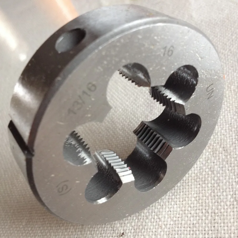 Free shipping 1PC Alloy steel made UN 1 1/4" 28 manual die threading ...