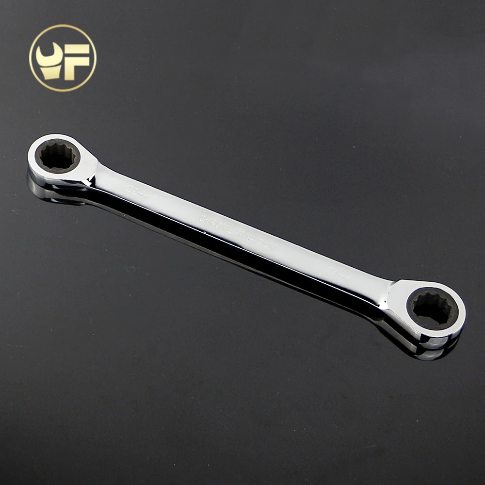 YOFE 22*24mm Double End Ratchet Wrench Spanner Tool Gear Ring Wrench ...