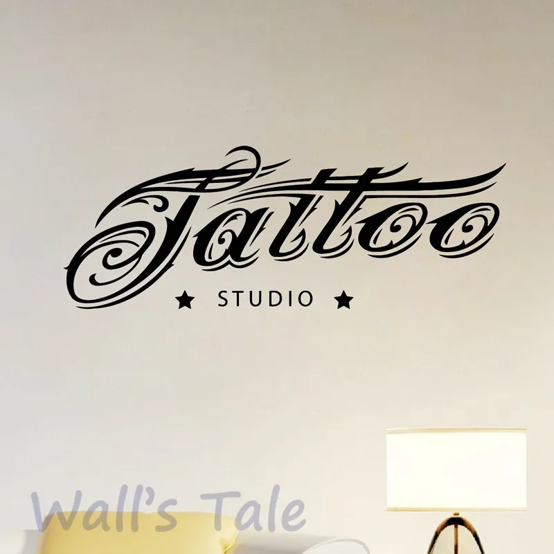 Tattoo Studio Logo Wall Art Decals Decor Fashion Cool Design Tattoo ...