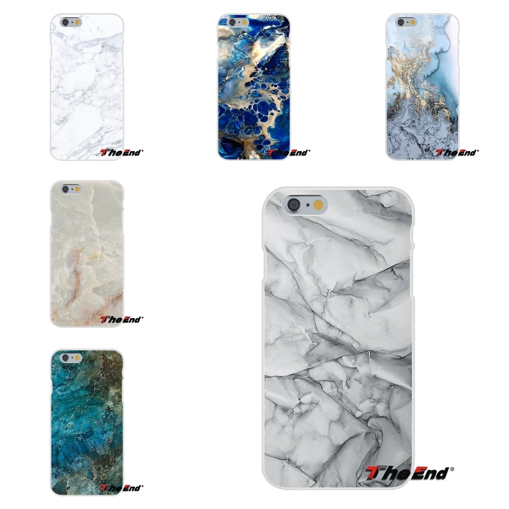 Awesome Granite Marble Texture Case Silicone Cover For iPhone X 4 4S 5 ...