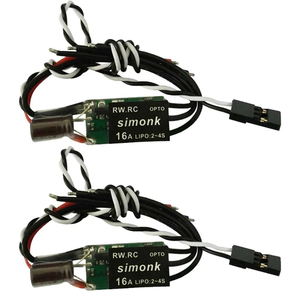 Mini SimonK 16A ESC OPTO 18KHz 20 499HZ PWM 2 4S for FPV RC QAV250 ...