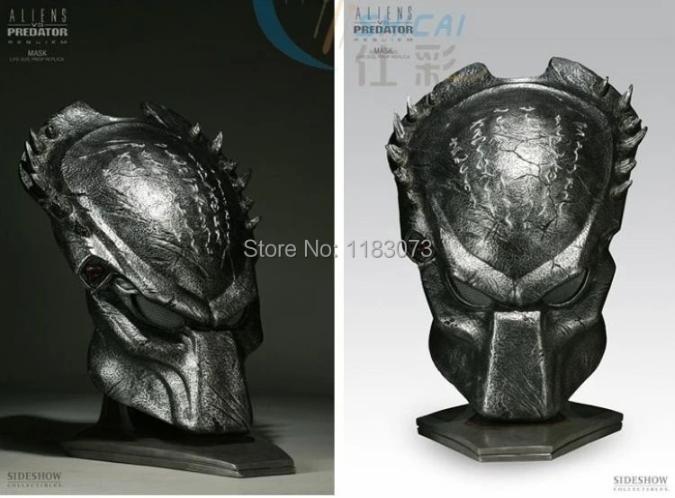 Alien VS Predator Warrior Deluxe Movie Alien Mask Funny Adult Horror ...