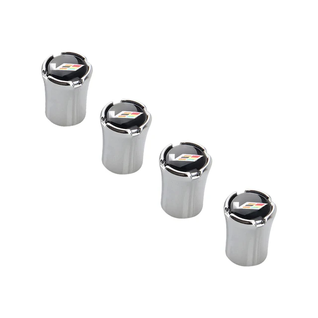 Car Accessories Stainless Steel Tire Stem Valve Caps Auto Wheel Covers