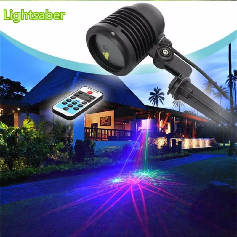 RGB 20 Big Patterns Laser Projector Outdoor Waterproof IP65 Laser Light ...
