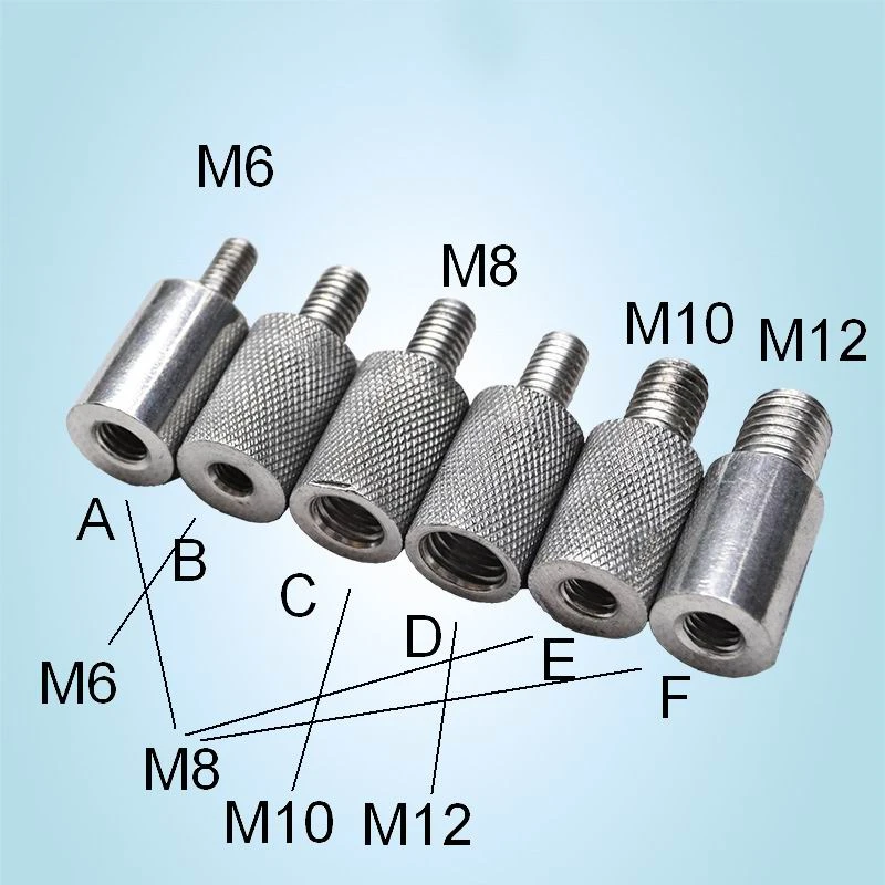 Only 1 Piece Alloy Aluminium M6 To M8 To M10 To M12 To M8 To M6 3/8" 1/ ...