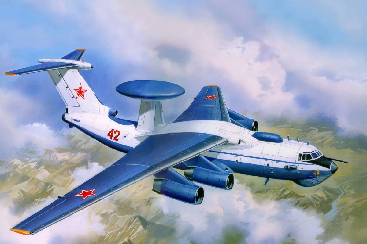 fabric poster custom print Russia A 50 AWACS Aircraft far radar TQX098 ...