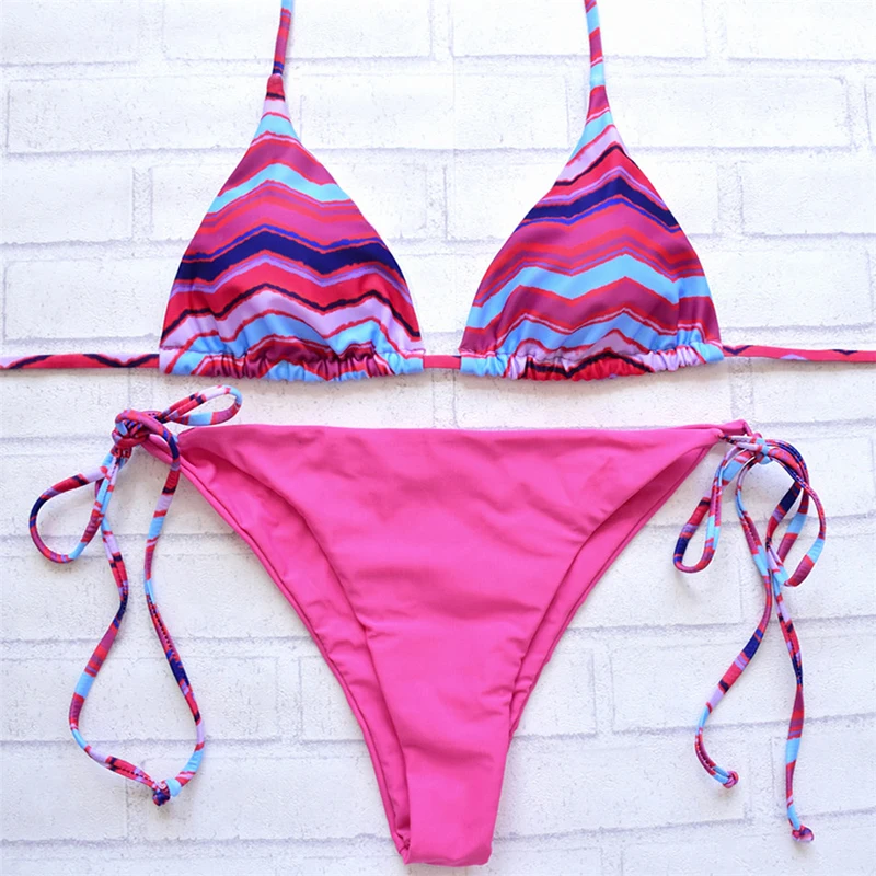 Women Sexy Bikini Suitwear Low Waist Swimwear Beachwear Bathing Suit