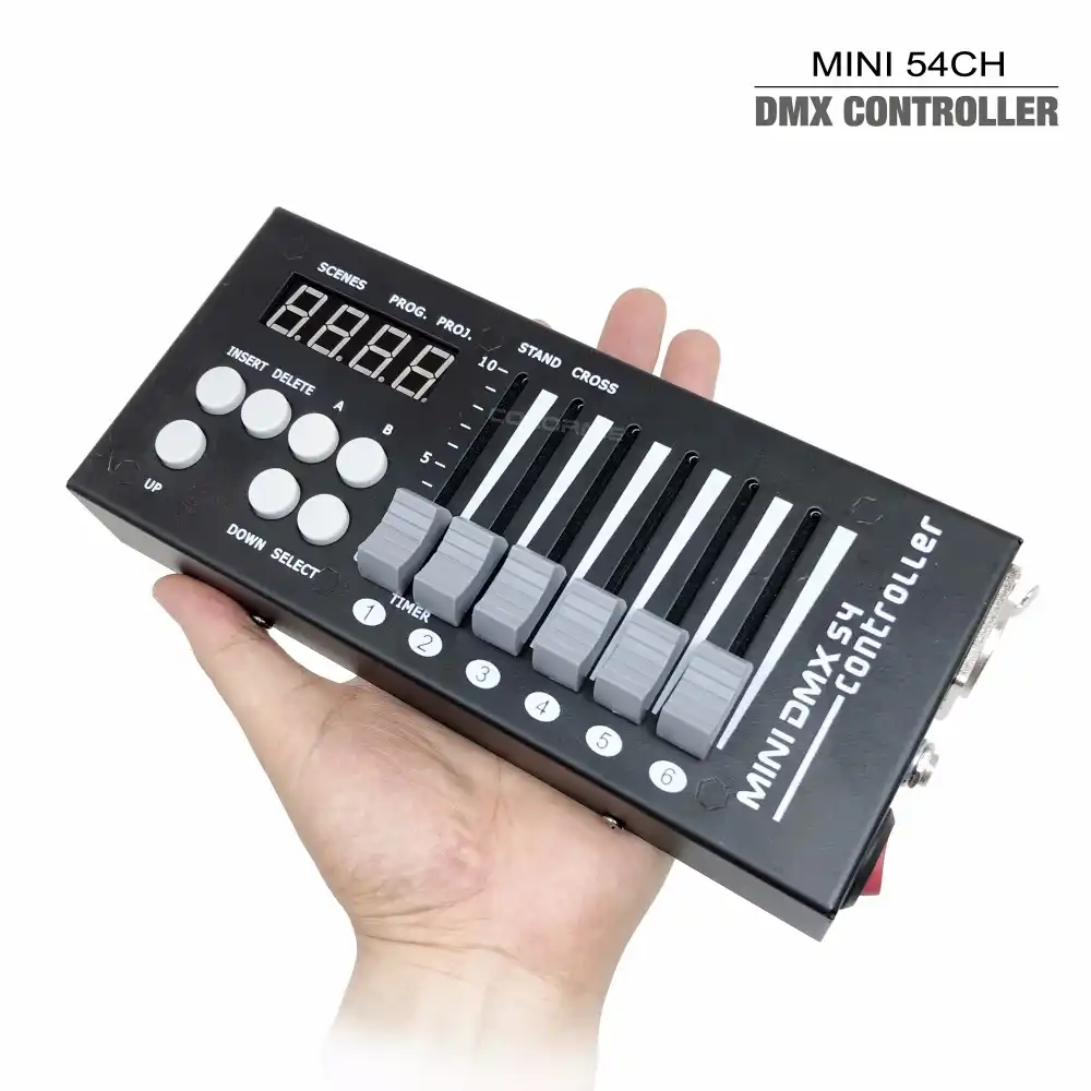 Promotion! MINI DMX Controller 54 Channel DMX Dimmer Console For Stage ...