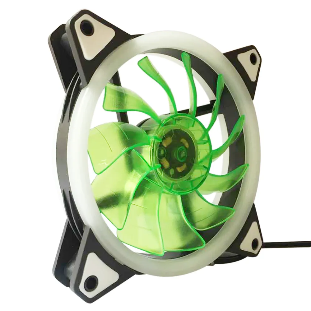 120MM Fan CPU Cooler RGB Fan Multi Color 12V Computer Case Supply ...