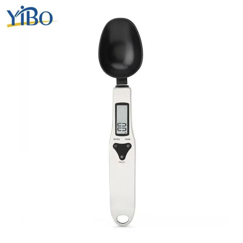 YIBO 300/500g 0.1 Measuring Spoon Digital Kitchen Scale Gram Electronic ...