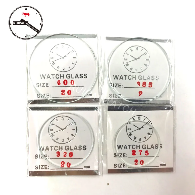 Wholesale 106pcs 2.0mm Thickness Mineral Watch Glasses set 25mm to 50mm ...