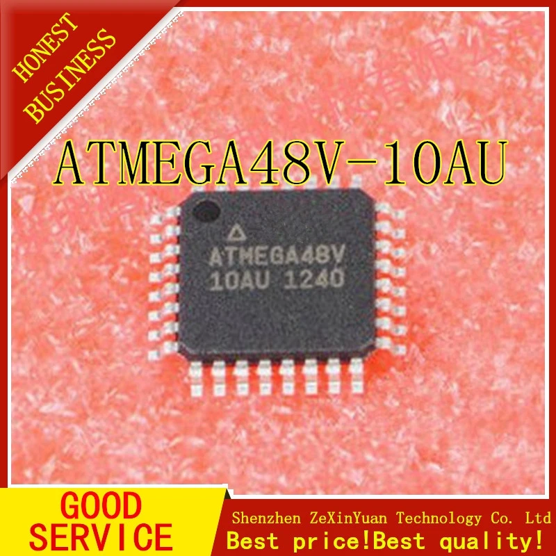 10PCS/LOT ATMEGA48V 10AU ATMEGA48V ATMEGA48 QFP32|Battery Accessories & Charger Accessories ...